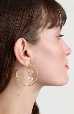 Ted Baker London Casey Cascade Hoop Earrings