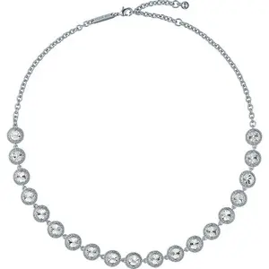 Ted Baker London Solanna Solitaire Crystal Necklace - Silver Tone/clear Crystal