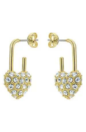 Ted Baker London Payton Crystal Padlock Drop Earrings