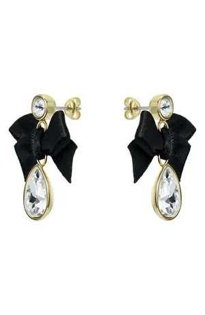 Ted Baker London Ritala Ribbon Bow Crystal Drop Earrings