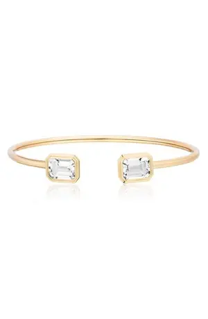 Goshwara Manhattan Round Flex Cuff - Clear