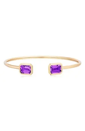 Goshwara Manhattan Round Flex Cuff - Purple