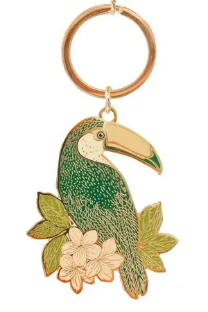 JUNGLE CLUB Enamel Keychain - Toucan