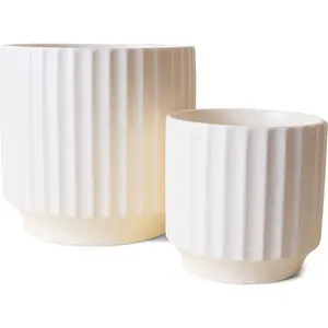 JUNGLE CLUB Monroe Planter Vintage White