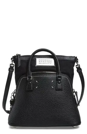 MAISON MARGIELA Mini 5ac Classique Leather Handheld Bag