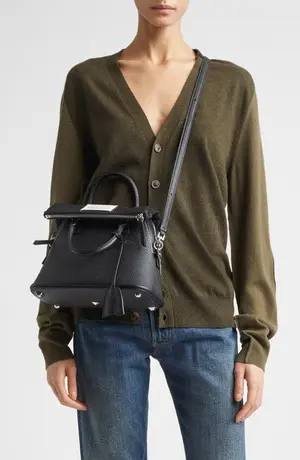 MAISON MARGIELA Mini 5ac Classique Leather Handheld Bag