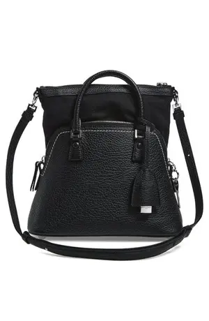 MAISON MARGIELA Mini 5ac Classique Leather Handheld Bag