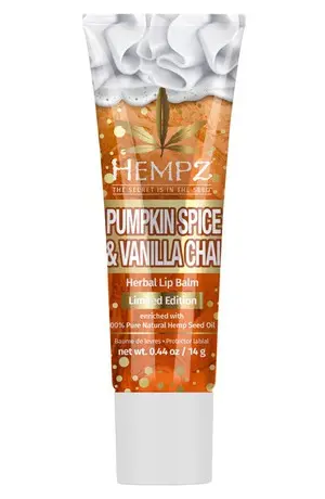 HEMPZ Pumpkin Spice & Vanilla Chai Lip Balm - Pumpkin Spice Vanilla Chai