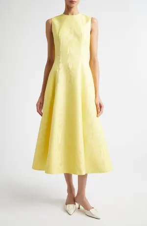 EMILIA WICKSTEAD Mara Mikado Midi Dress