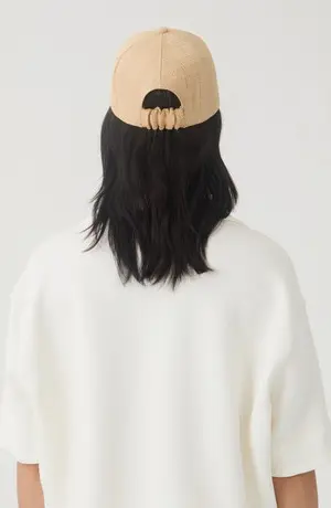 Eugenia Kim Lo Upf 50+ Raffia Baseball Cap