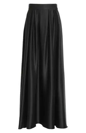 St. John Liquid Satin Maxi Skirt