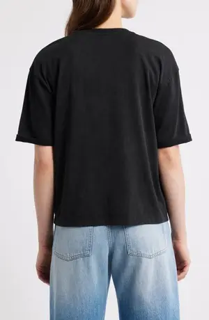 BOSS Evi Rhinestone Embellished Cotton Graphic T-shirt
