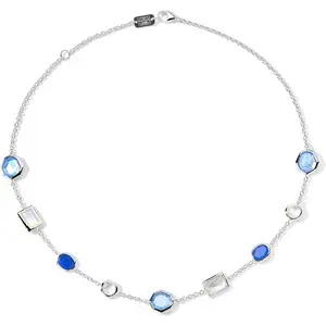 Ippolita Rock Candy® Mixed-cut Station Necklace - Silver