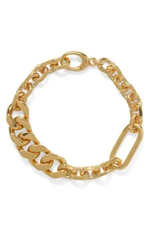 Lady Grey Simone Curb Chain Bracelet - Gold