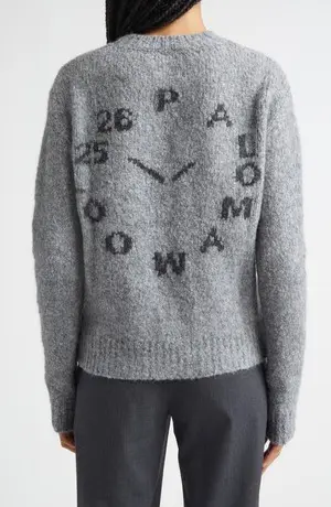 Paloma Wool Clock Intarsia Wool & Alpaca Blend Sweater