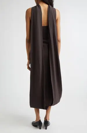 Paloma Wool Alberch Strapless Wool Blend Midi Dress