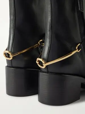 Chloé Dakota Embellished Leather Ankle Boots