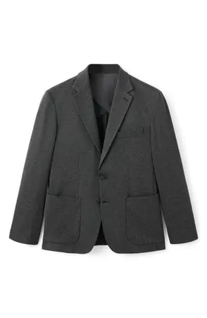 Mango Slim Fit Blazer - Grey