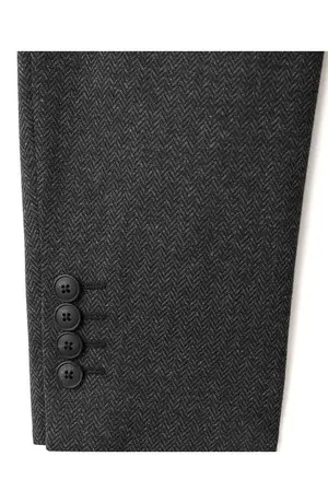 Mango Slim Fit Blazer - Grey