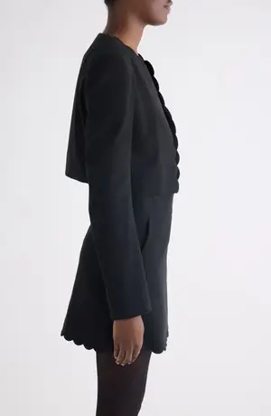 Chloé Scallop-edged Spencer Jacket
