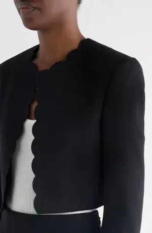 Chloé Scallop-edged Spencer Jacket