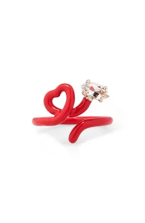 Bea Bongiasca Baby Vine Ring Red