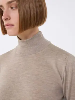 Max Mara Wool Polo-neck Sweater