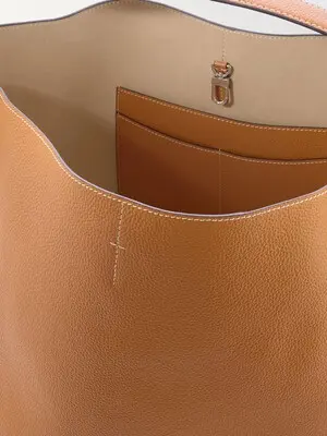 TOTEME Textured-leather Tote