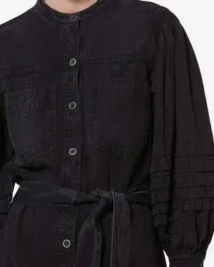 MARANT ETOILE Moe Shirt Dress - Black