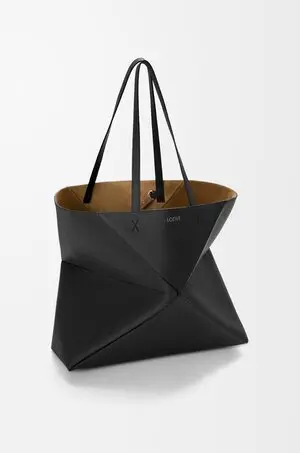 Loewe X Suna Fujita Puzzle Fold Whale Tote Bag - Black | Editorialist