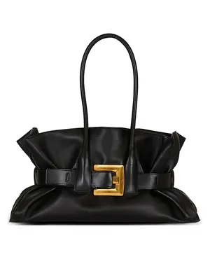 Balmain Calfskin Anthem Bag - Black