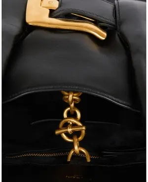 Balmain Calfskin Anthem Bag - Black