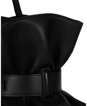 Balmain Calfskin Anthem Bag - Black