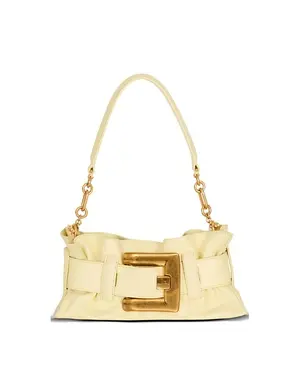 Balmain Mini Anthem Shoulder Bag Yellow