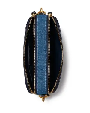 Tory Burch Mini Miller Crossbody Bag - Denim Multi/gold