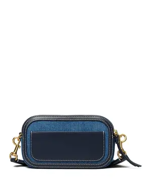 Tory Burch Mini Miller Crossbody Bag - Denim Multi/gold