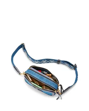 Tory Burch Mini Miller Crossbody Bag - Denim Multi/gold