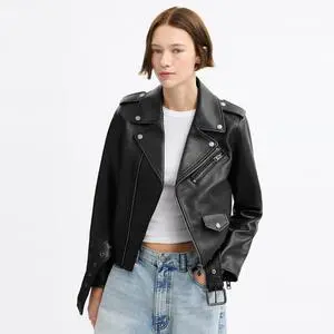 COACH Belted Moto Jacket