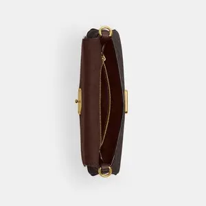 COACH Jet Shoulder Bag In Signature Canvas - Brass/maple