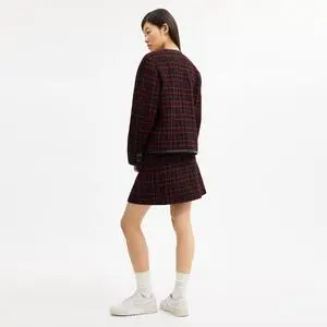 COACH Sculpted C Tweed Mini Skirt