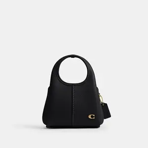 COACH Lana Shoulder Bag 19 Brass/black