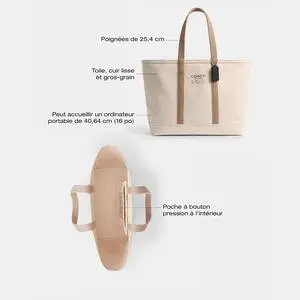 COACH Utility Tote - Natural