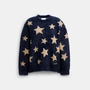 COACH Star Crewneck Sweater