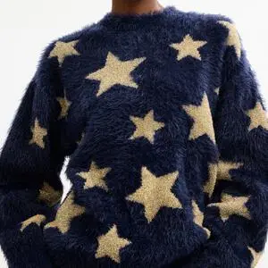 COACH Star Crewneck Sweater