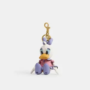 COACH Disney X Daisy Duck Collectible Bag Charm - Brass/chalk Multi