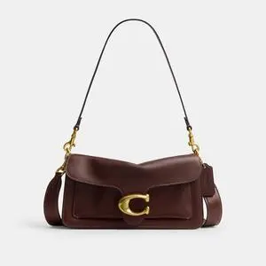 Coach Leather Shoulder Bags with Zip Closure