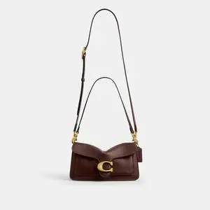 COACH Tabby Shoulder Bag 26 In Natural Grain Leather With Signature Hardware - Brass/maple