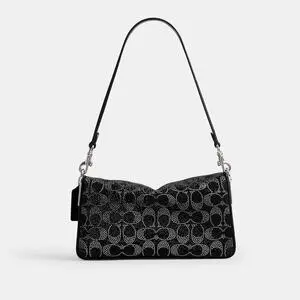 COACH Tabby Shoulder Bag 26 With Signature Beading