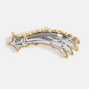 COACH Shooting Star Earring - Gold/silver