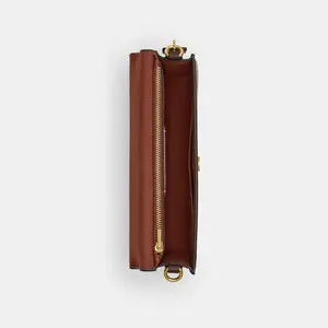 COACH Elora Top Handle Crossbody Bag - Brass/maple